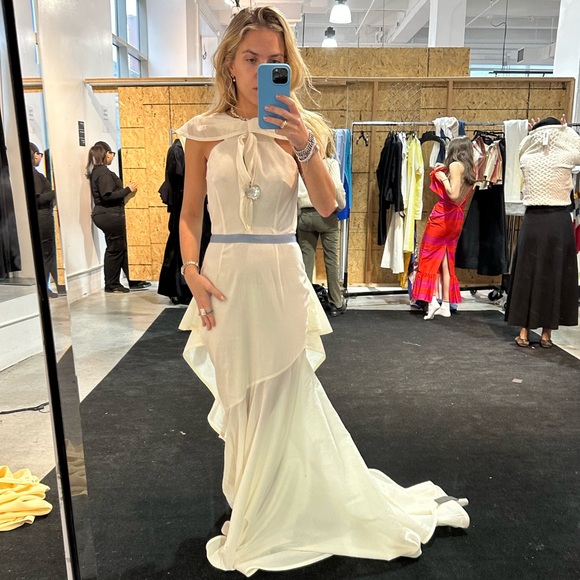 Rosie Assoulin | Dresses | Rosie Assoulin Off White Dina Gown Nwt Never ...